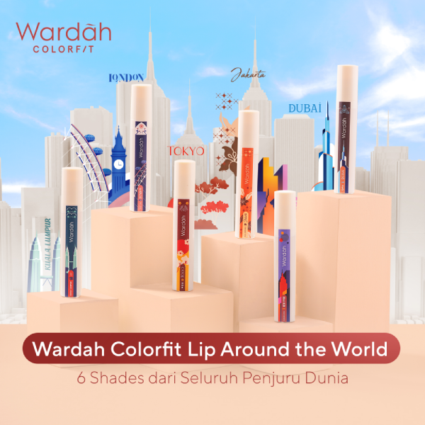 6 Shades Wardah Colorfit Lip Around the World | Wardah Indonesia