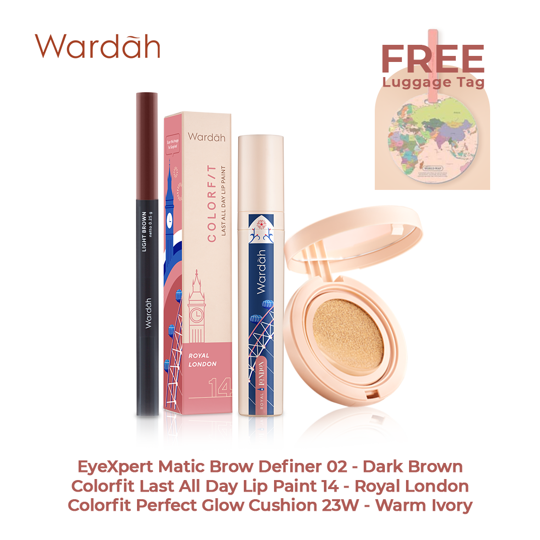 NEW! Wardah Bundle Colorfit Lip Paint - Royal London | Wardah Indonesia