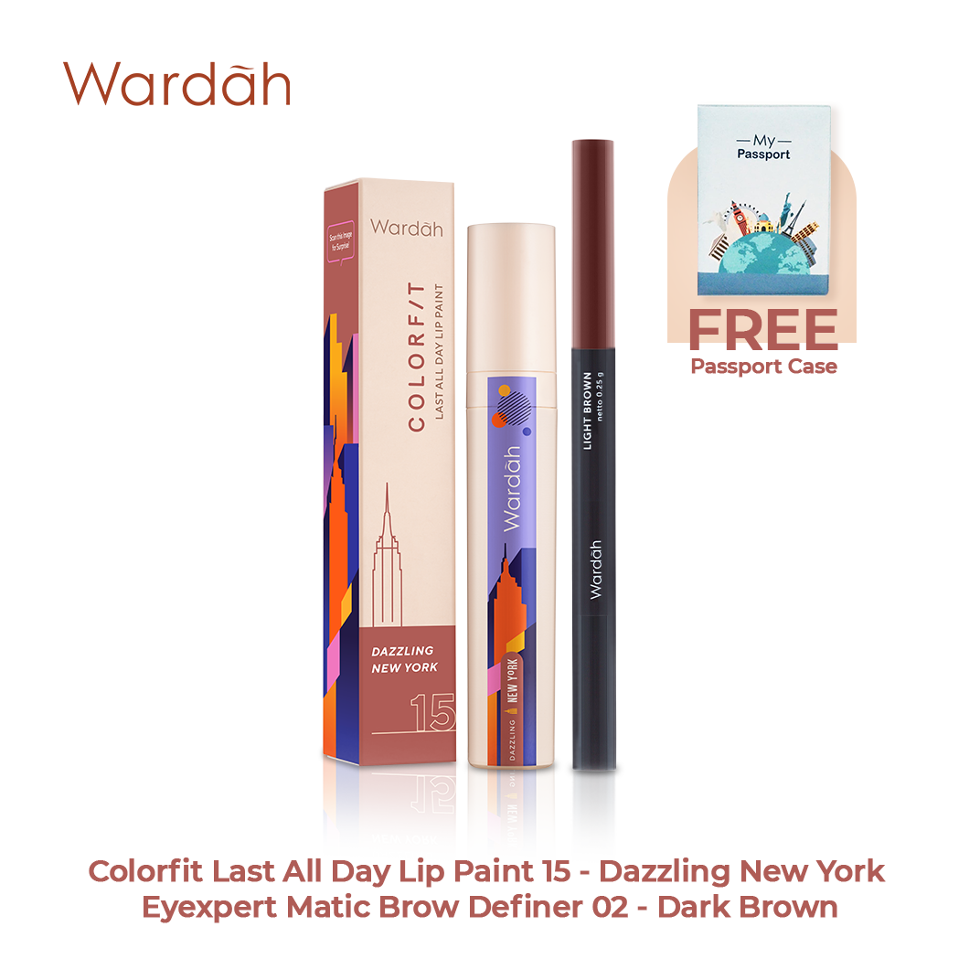 NEW! Wardah Bundle Colorfit Lip Paint - Dazzling New York | Wardah ...