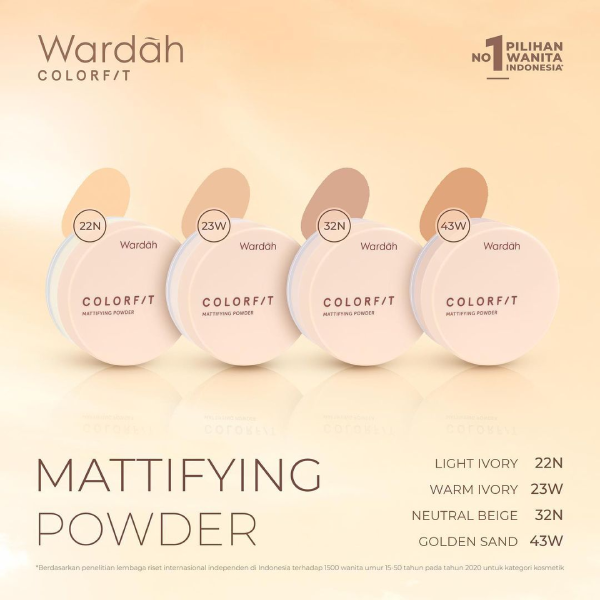 Wardah Colorfit Mattifying Powder | Wardah Indonesia