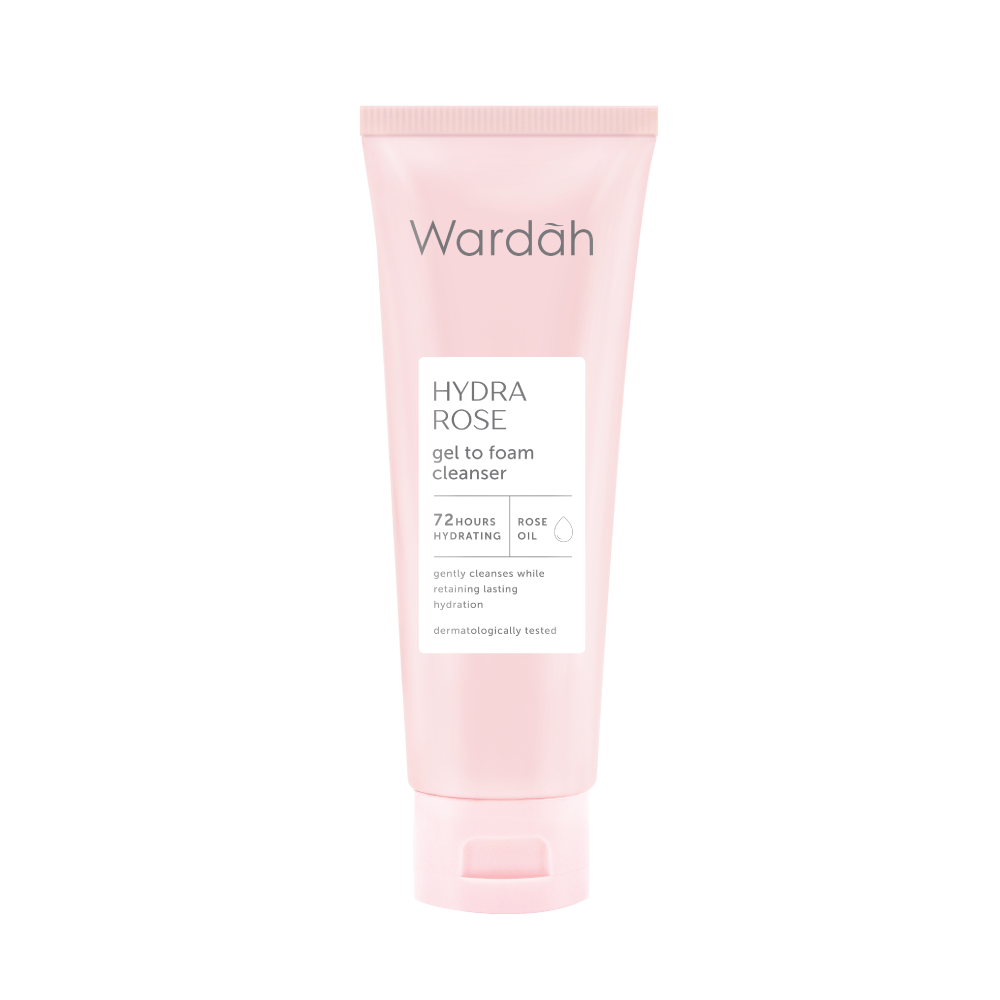 Wardah Hydra Rose Gel-to-Foam Cleanser | Wardah Indonesia