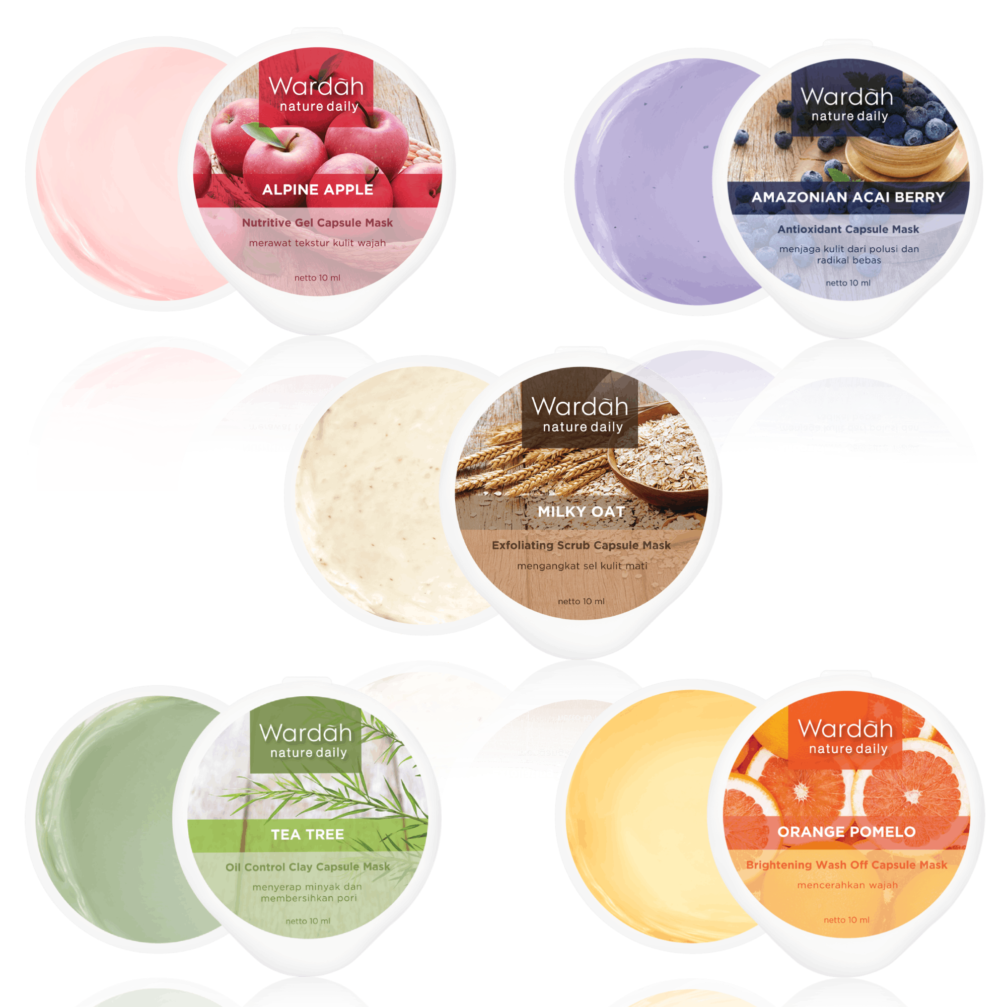 Nature Daily Capsule Mask | Wardah Indonesia