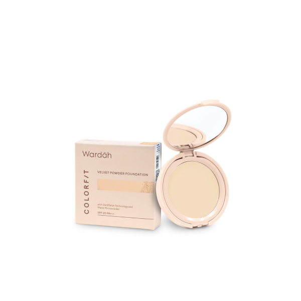 Wardah Colorfit Velvet Powder Foundation | Wardah Indonesia