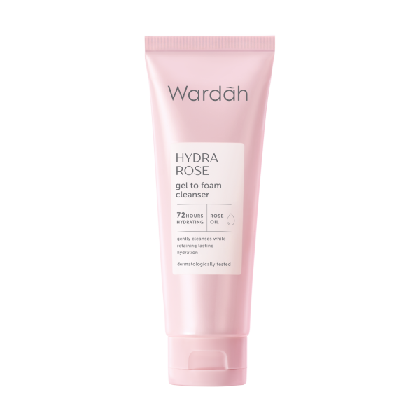 Wardah Hydra Rose Gel-to-Foam Cleanser | Wardah Indonesia